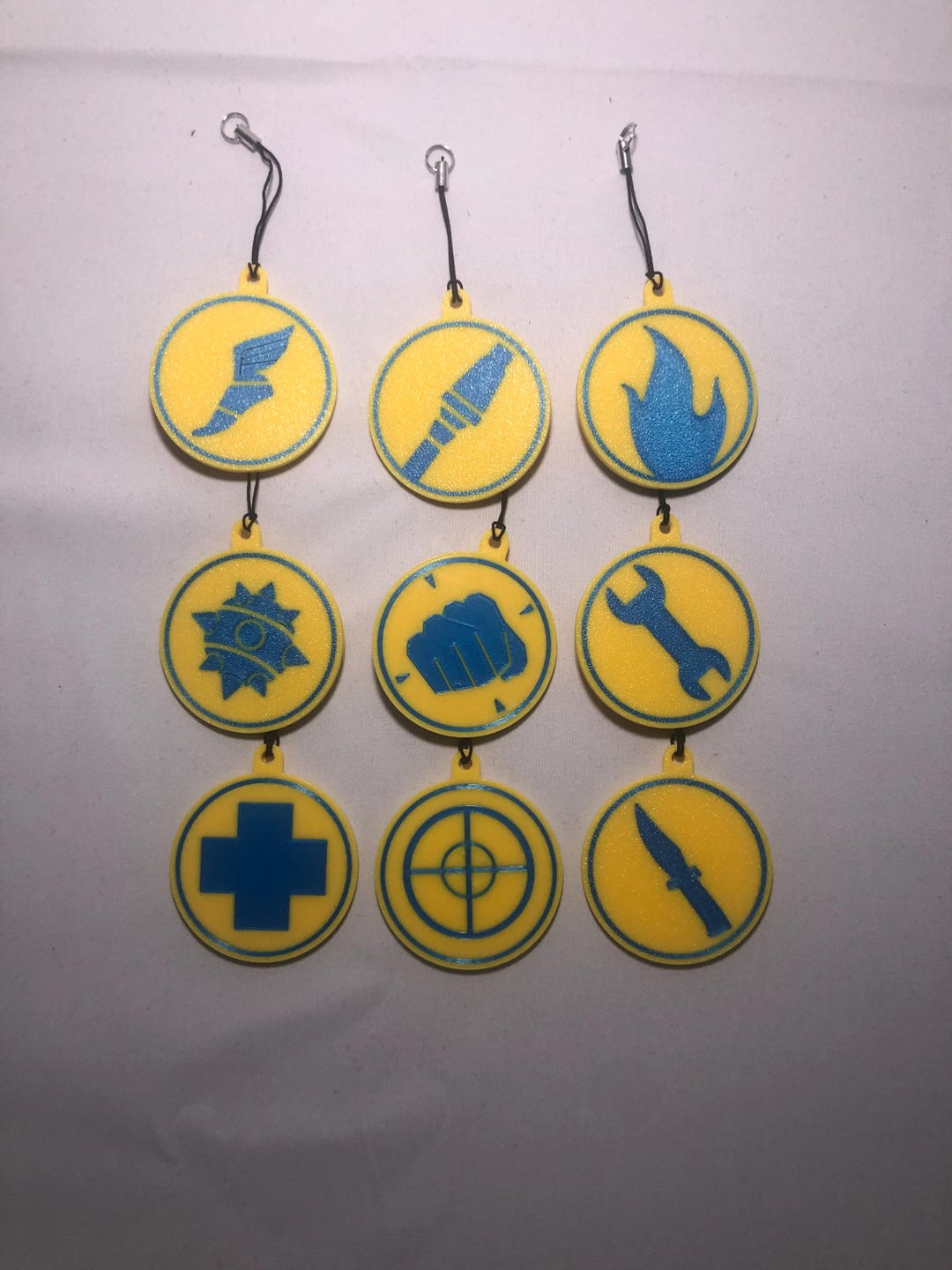 Team Fortress 2 Blu Team Class Keychains - Etsy