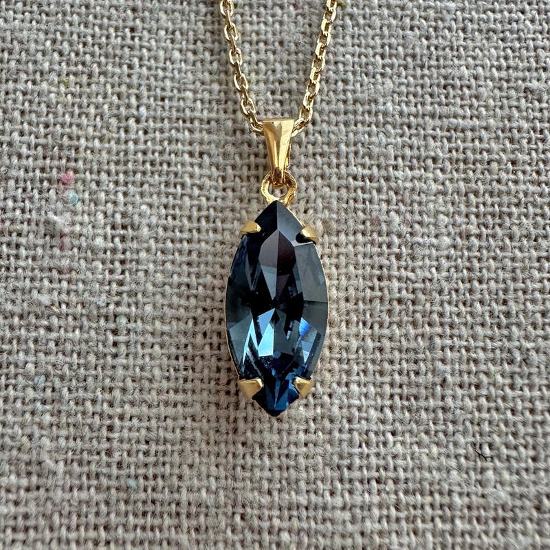 Denim Blue Pendant Light - Etsy