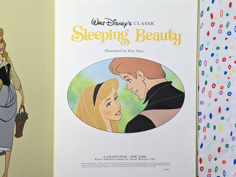 Walt Disney's Classic Sleeping Beauty Big Golden Book Hardcover - Etsy