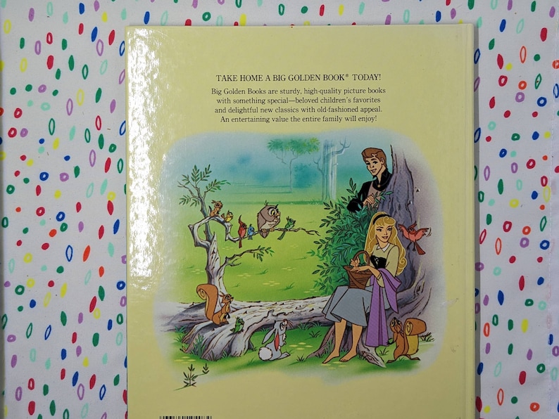 Walt Disney's Classic Sleeping Beauty Big Golden Book Hardcover - Etsy