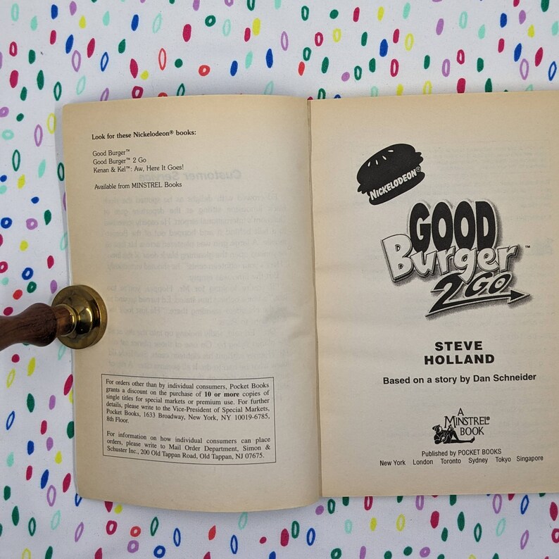Good Burger 2 Go - Nickelodeon - Paperback - Etsy