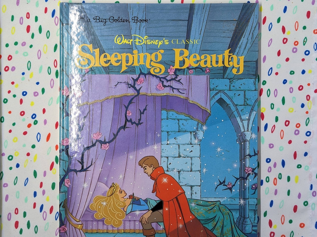 Walt Disney's Classic Sleeping Beauty Big Golden Book Hardcover - Etsy