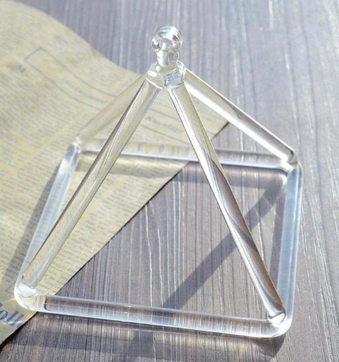 Quartz Sound Pyramid 6 Inch for Meditation: Clear, Harmonious Tones for ...