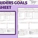 Equestrian Printable Lesson Tracker: Keep Track of Horse Riding ...