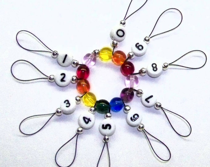 Row Counter Snagfree Stitch Marker Circular Row Counter - Etsy
