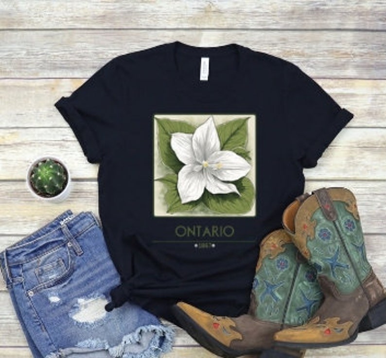 Ontario White Trillium Design PNG & SVG Digital Download T-shirt or ...