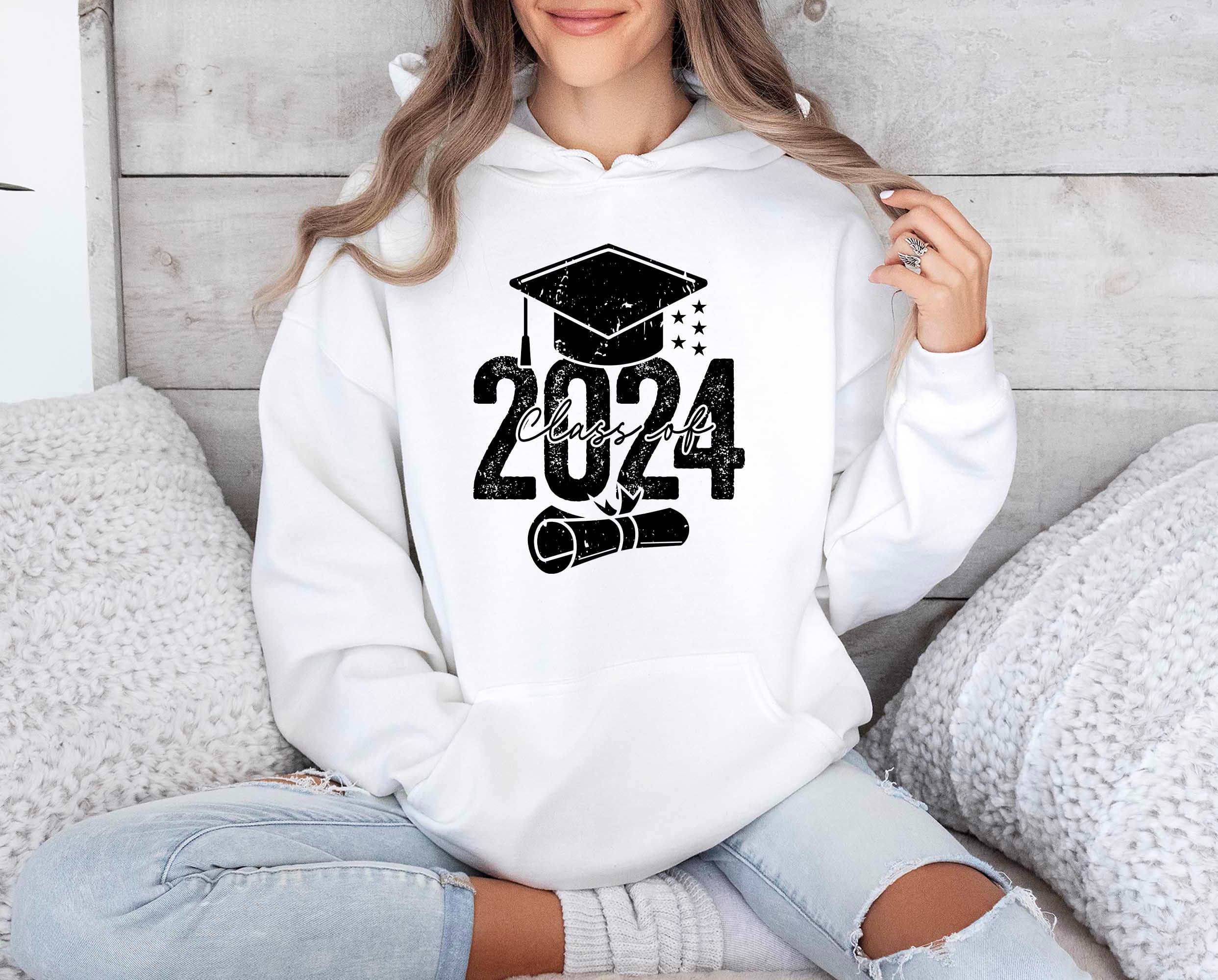 Class of 2024 Hoodie, 2024 Graduate Hoodie, Best Grad Hoodie, Senior ...