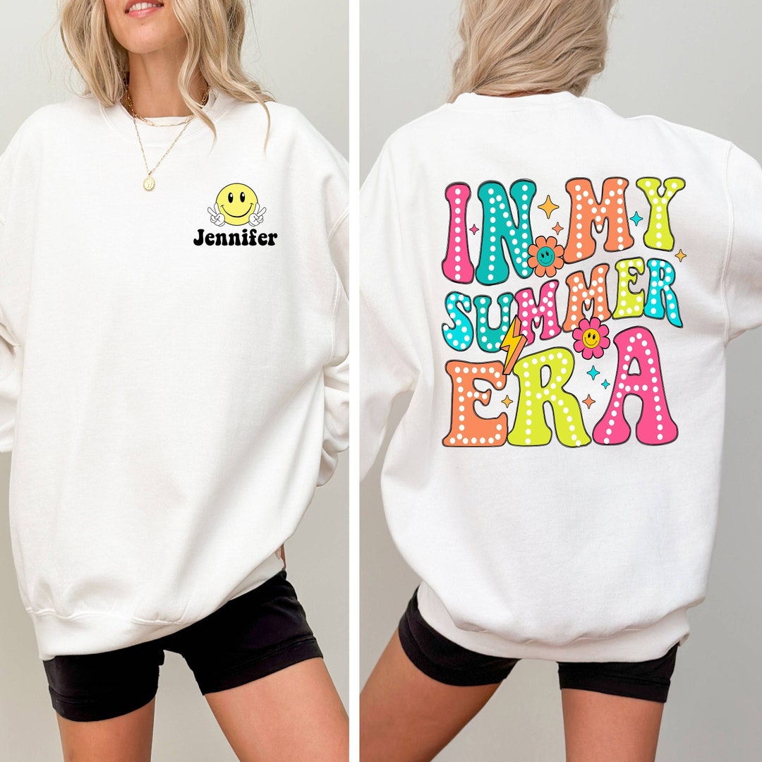 In My Summer Era Sweatshirt, Custom Summer Sweatshirt,school's Out for ...