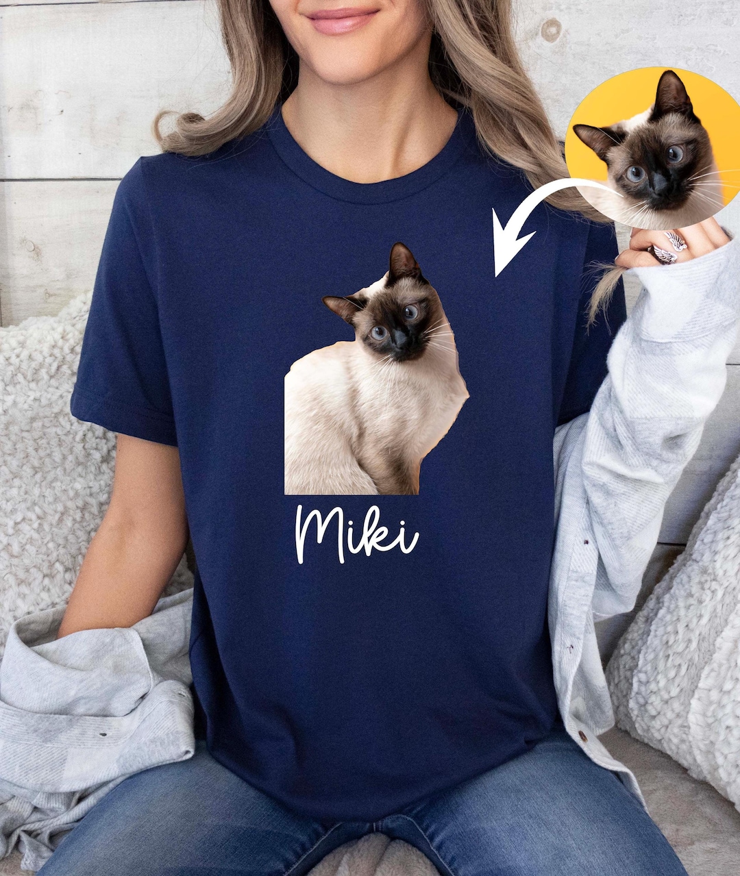 Custom Pet T-shirt, Custom Shirt With Pet Photo and Name, Custom Dog ...