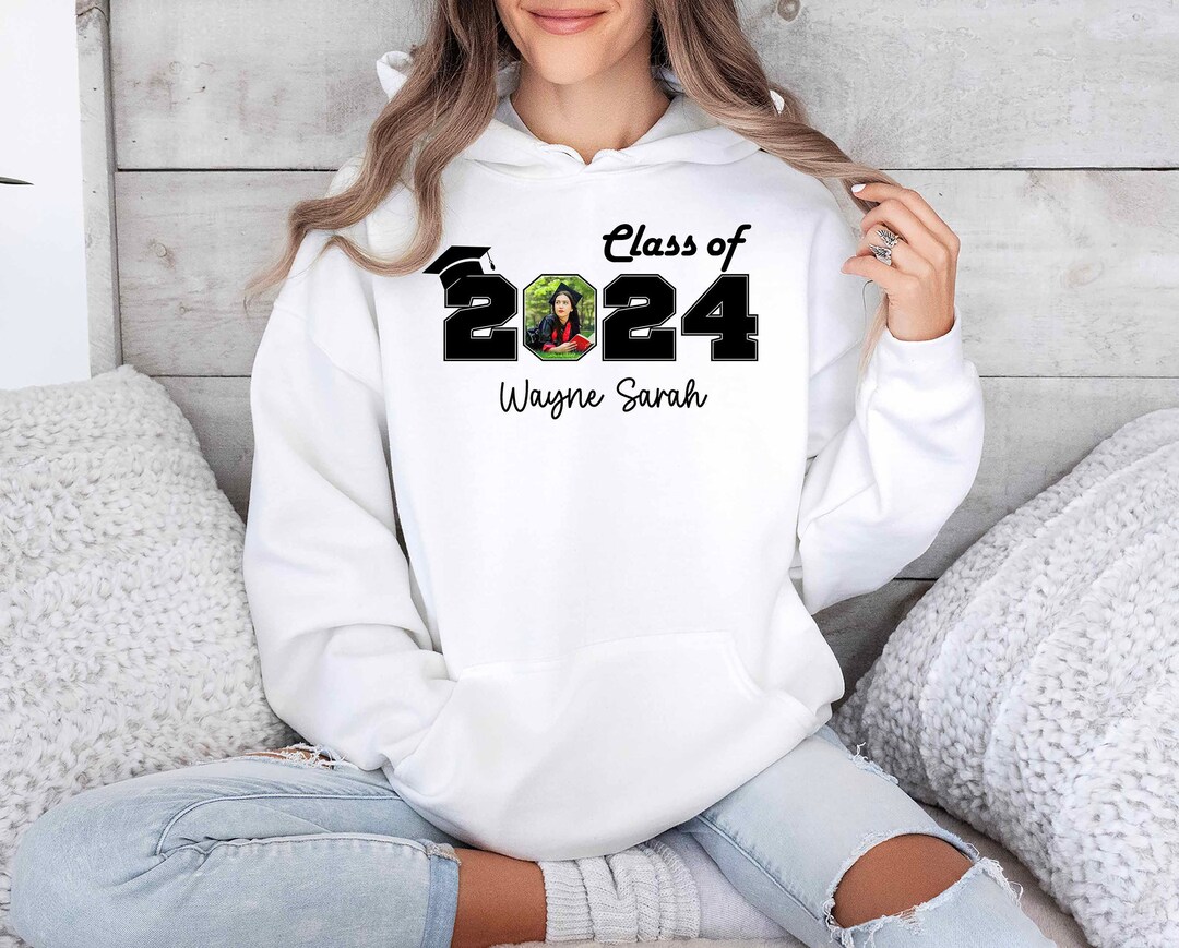 Custom Graduation Hoodie, Personalized Class of 2024 Hoodie, Custom ...
