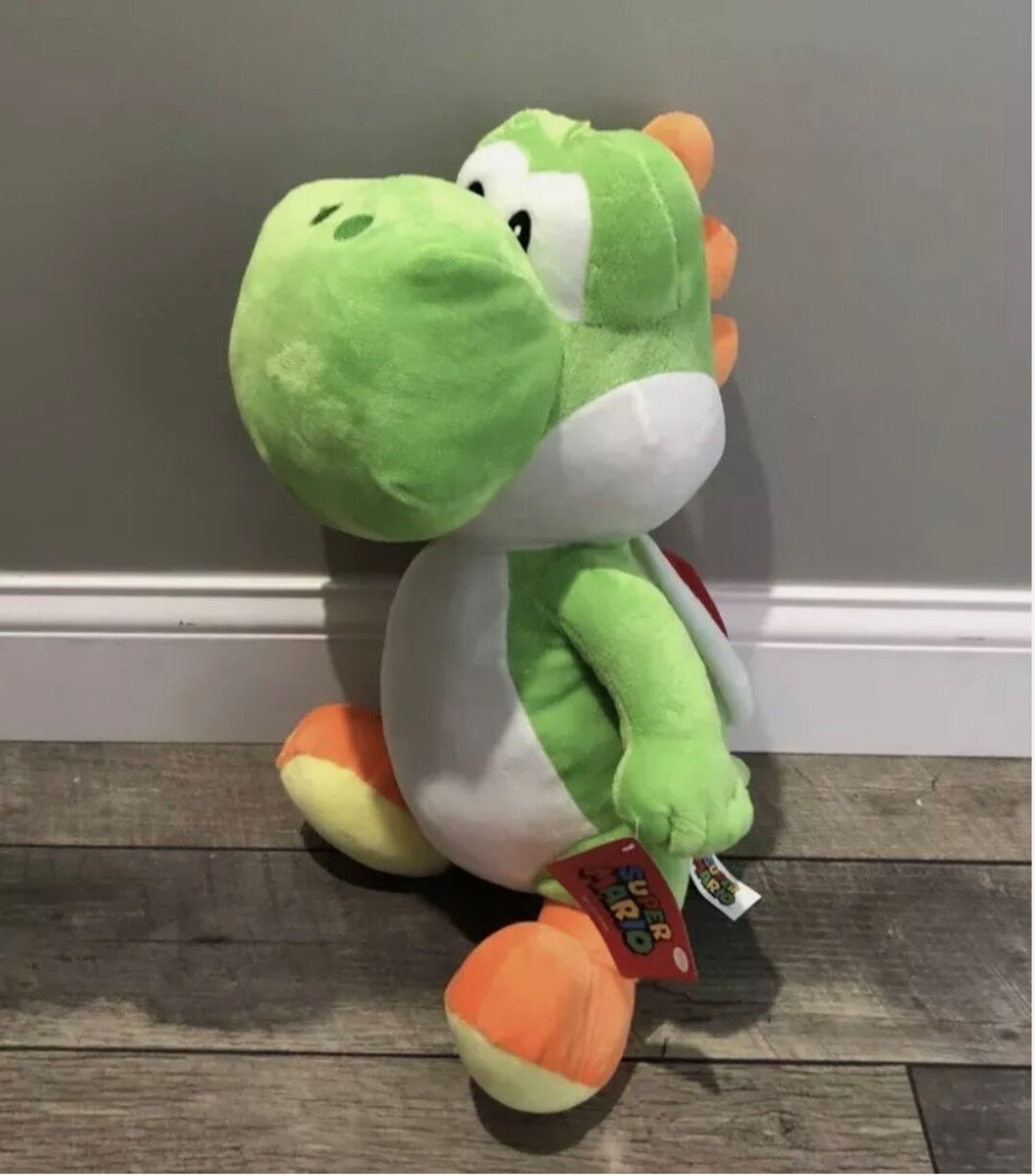 NEW Yoshi Super Mario Nintendo Jumbo Plush 22 Large Stuffed Animal ...
