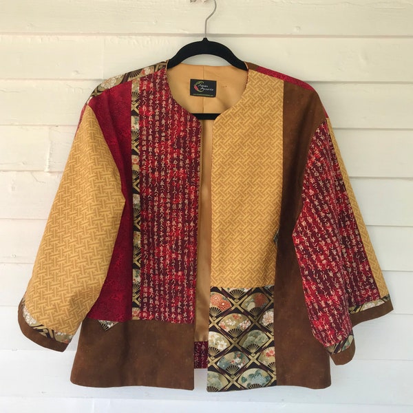 Red and Gold Jacket - Etsy