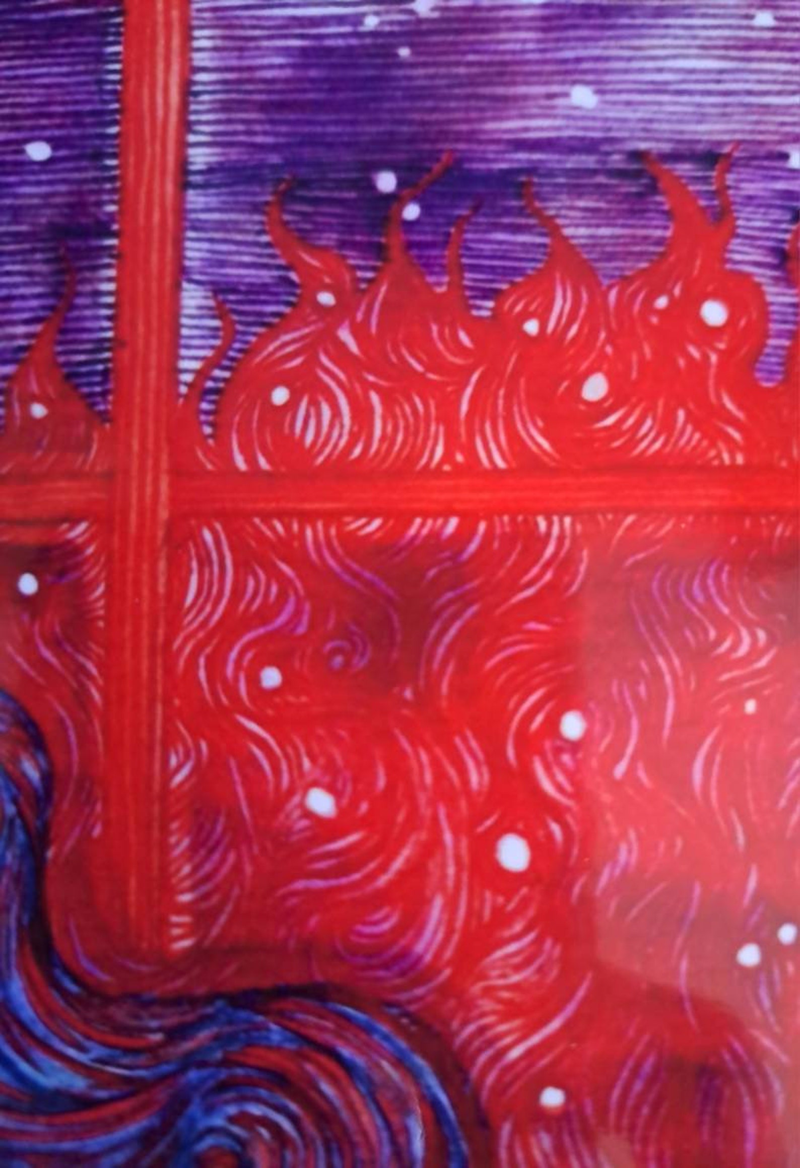 Blue Lilith Giclee Print Lilith Dark Goddess Lilith Art Lilith Goddess ...