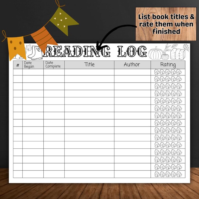 Fall Reading Challenge: Pumpkin Patch Adventure Map (PDF) - Etsy