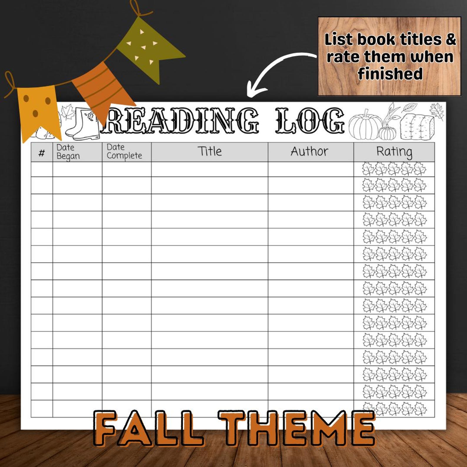 Adventure Fall to Winter Break Reading Map | Reading Tracker and Log ...