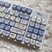 Kawaii Pastel Blue Puppy Keycaps 133 Keys QX3 - Etsy