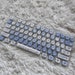 Kawaii Pastel Blue Puppy Keycaps 133 Keys QX3 - Etsy