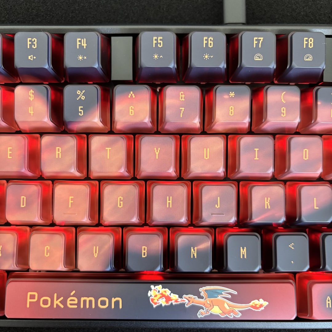 Cherry MX3.0S Keyboard Pokemon Charizard | 109 Keys - Etsy
