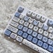 Kawaii Pastel Blue Puppy Keycaps 133 Keys QX3 - Etsy