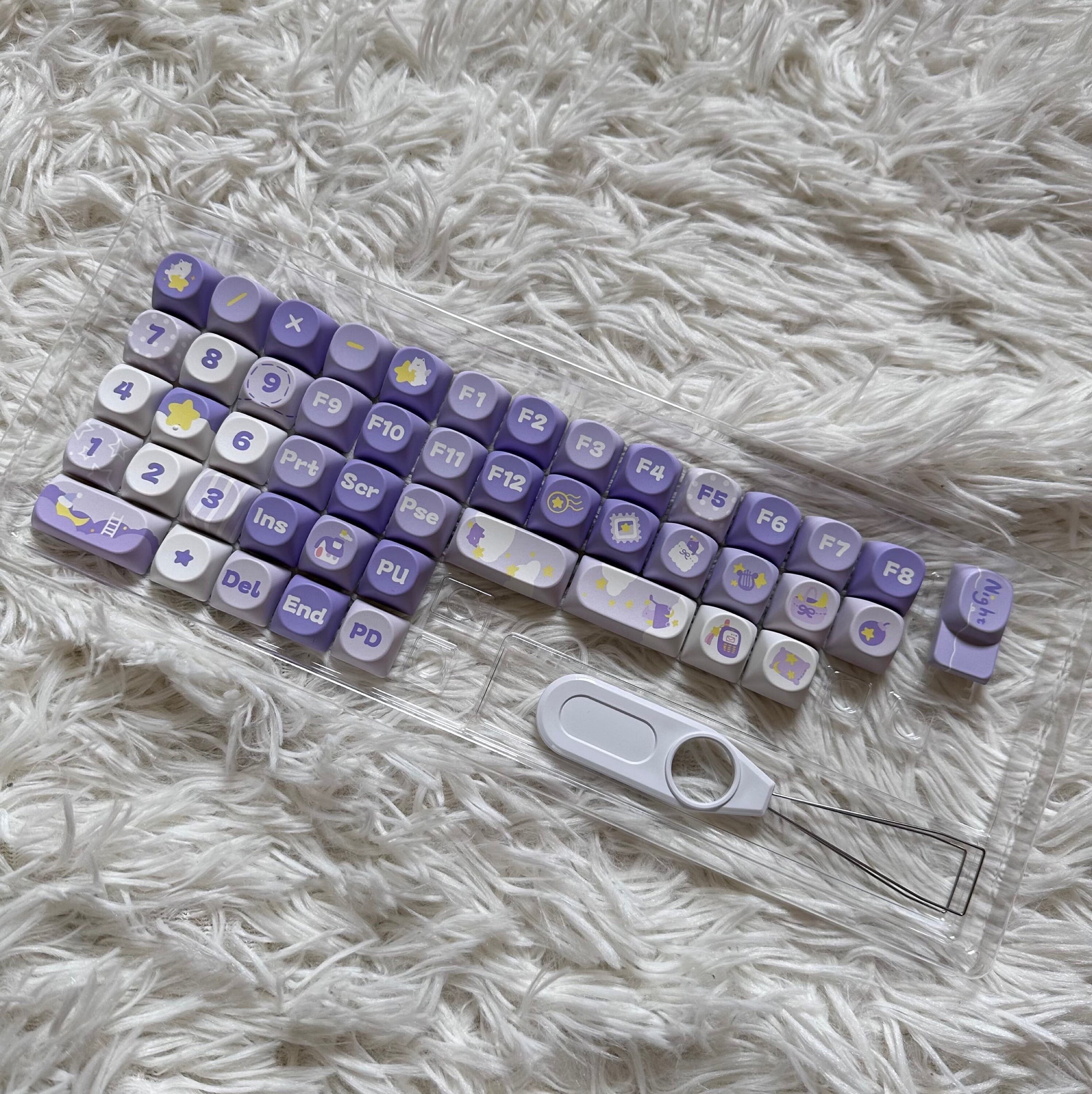Kawaii Taro Momo's Dreams Keycaps 140 Keys MOA - Etsy