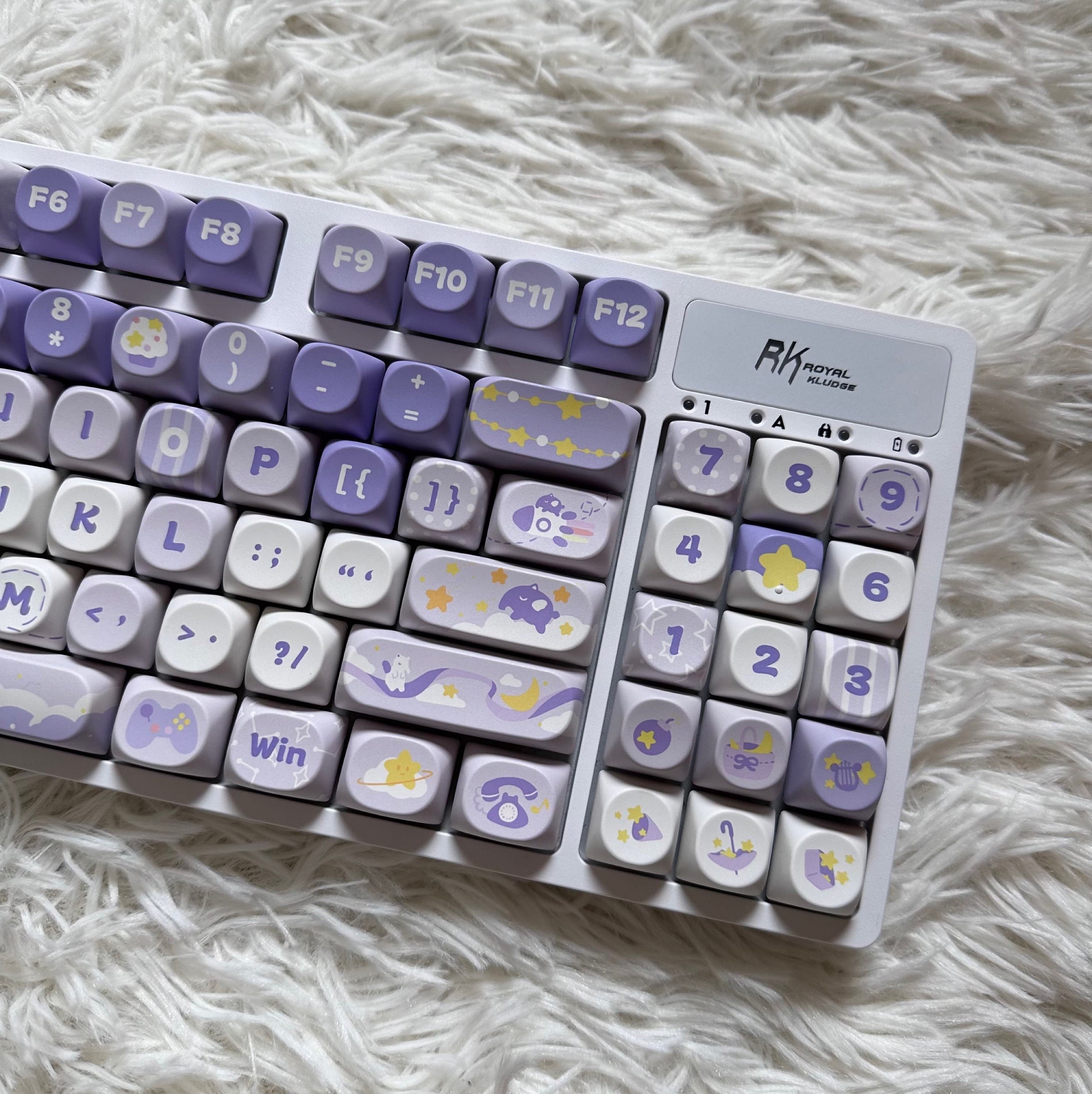 Kawaii Taro Momo's Dreams Keycaps 140 Keys MOA - Etsy