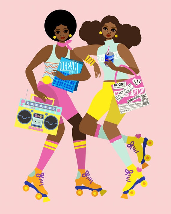 Roller Derby Skates Art