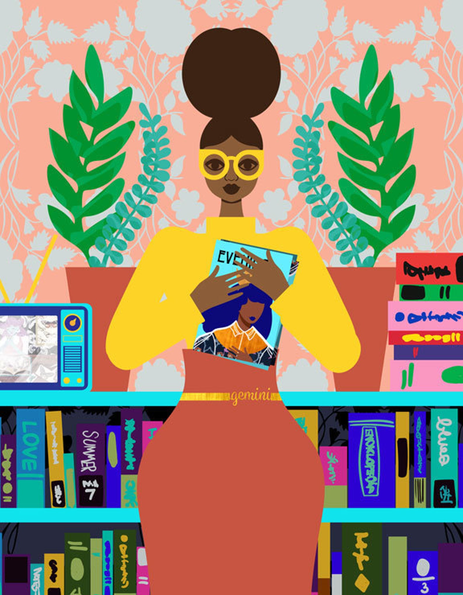 Gemini Interior Art Horoscope Astrology Print Women Fashion - Etsy