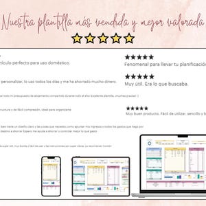 Digital Income and Expense Planner in Spanish (euros) - Monthly ...