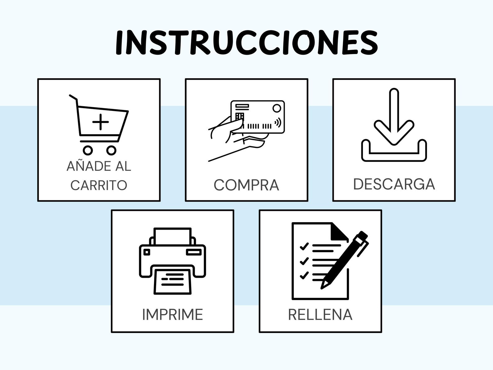PERSONAL EXPENSES Template in SPANISH, Weekly Expenses, A4 PDF to Fill ...