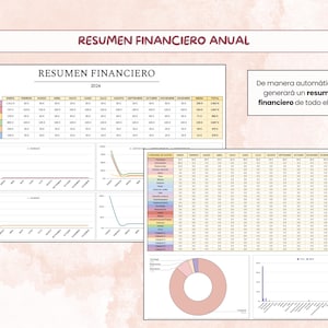 Digital Income and Expense Planner in Spanish (euros) - Monthly ...