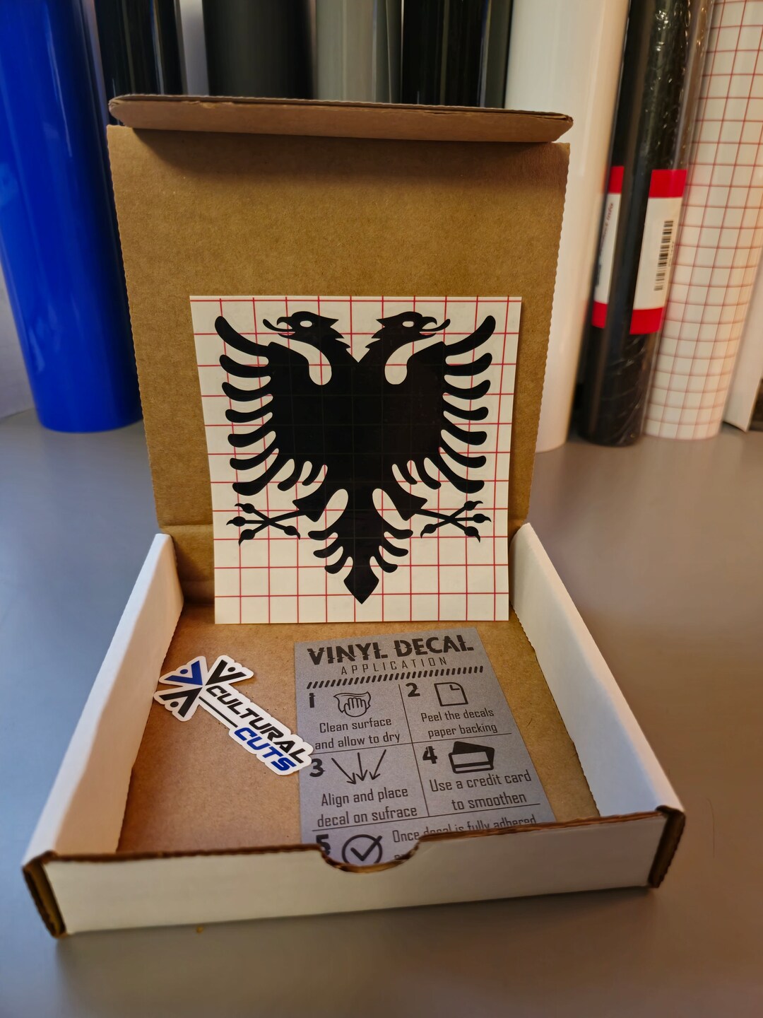 Albanian Eagle | Shqiponjë | Vinyl Decal - Etsy