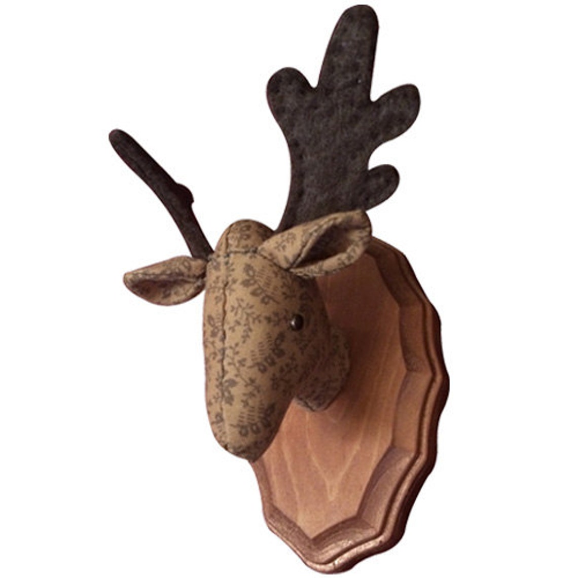 Mounted Reindeer/deer Head Pattern - PDF Sewing Tutorial - Winter Lodge ...