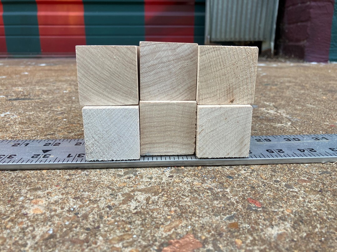 SIX (6) MAPLE Turning Blanks / Blocks 8/4 Lumber 1 1/2" and 1 5/8 ...
