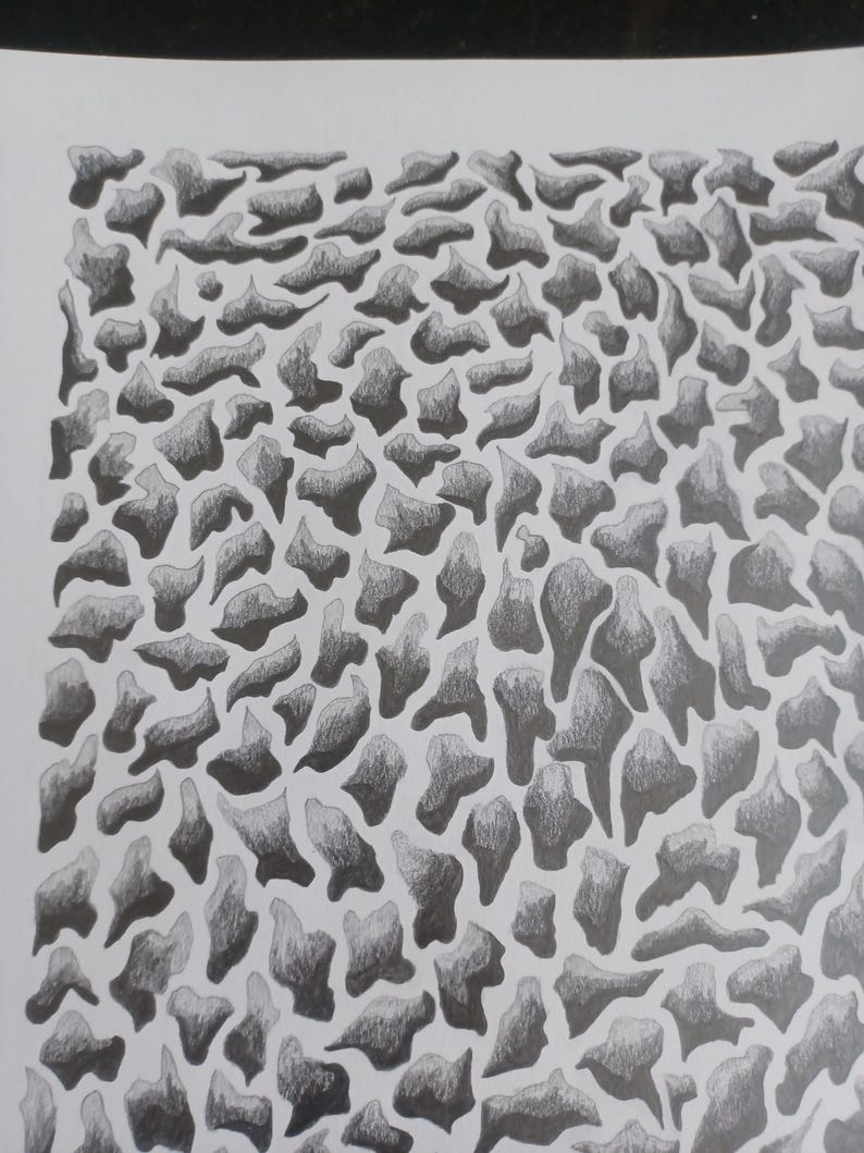 Original Drawing "stepping Stones" - Etsy