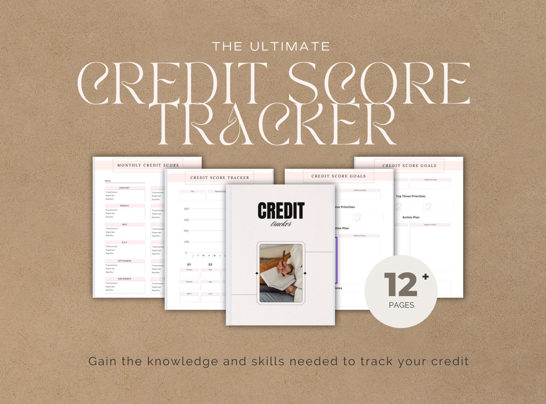 Credit Planner Credit Tracker Credit Repair Debt Snowball Expenses ...