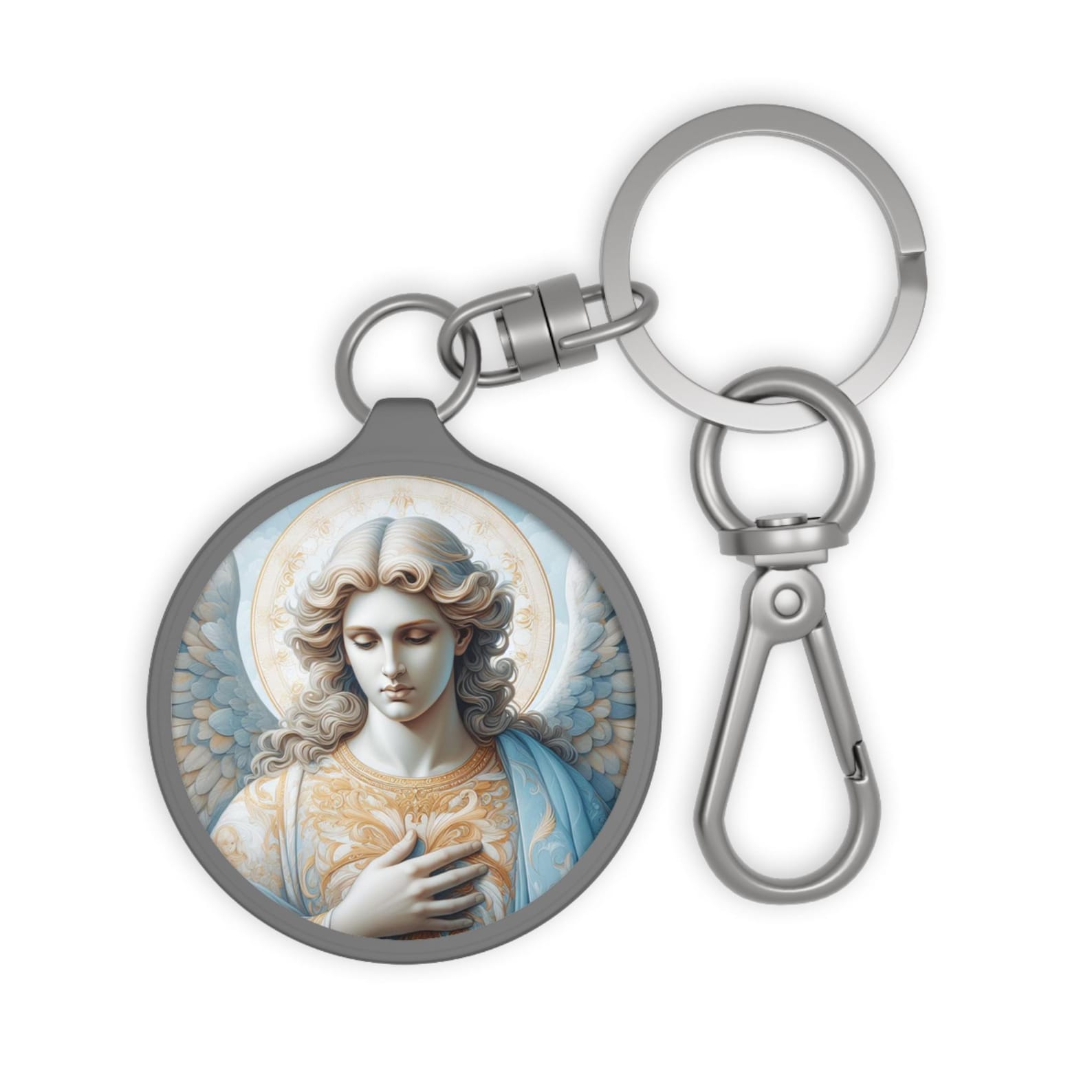 Archangel Raphael Keyring Tag, Healing Angel Keychain, Spiritual Key ...