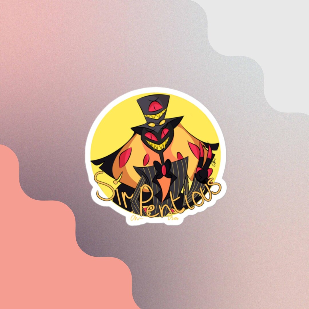 Sir Pentious Sticker Hazbin Hotel - Etsy