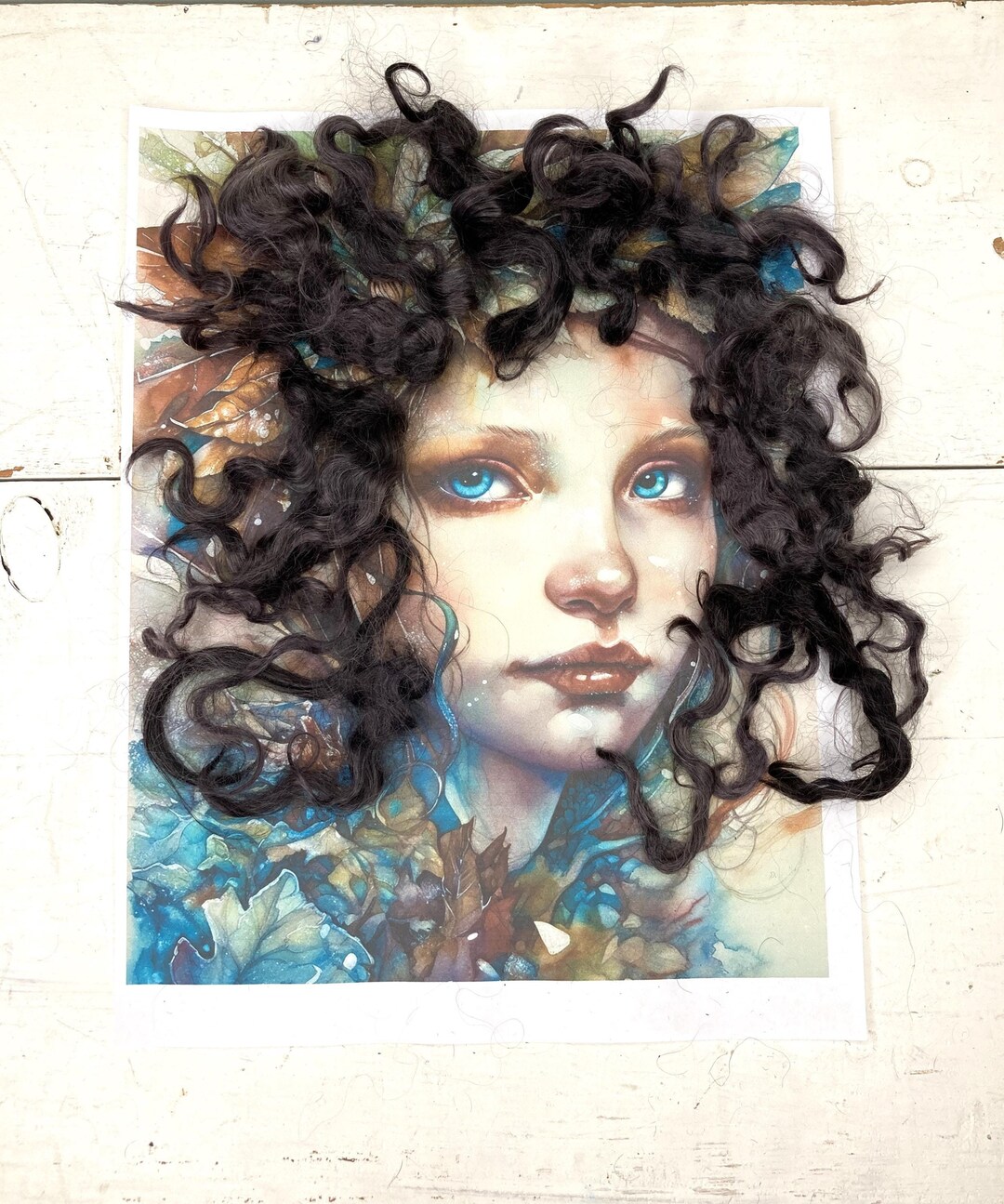 Mohair Locks, Curly Mohair Fae Hair, Blythe Doll, Fairy Hair, Felting ...