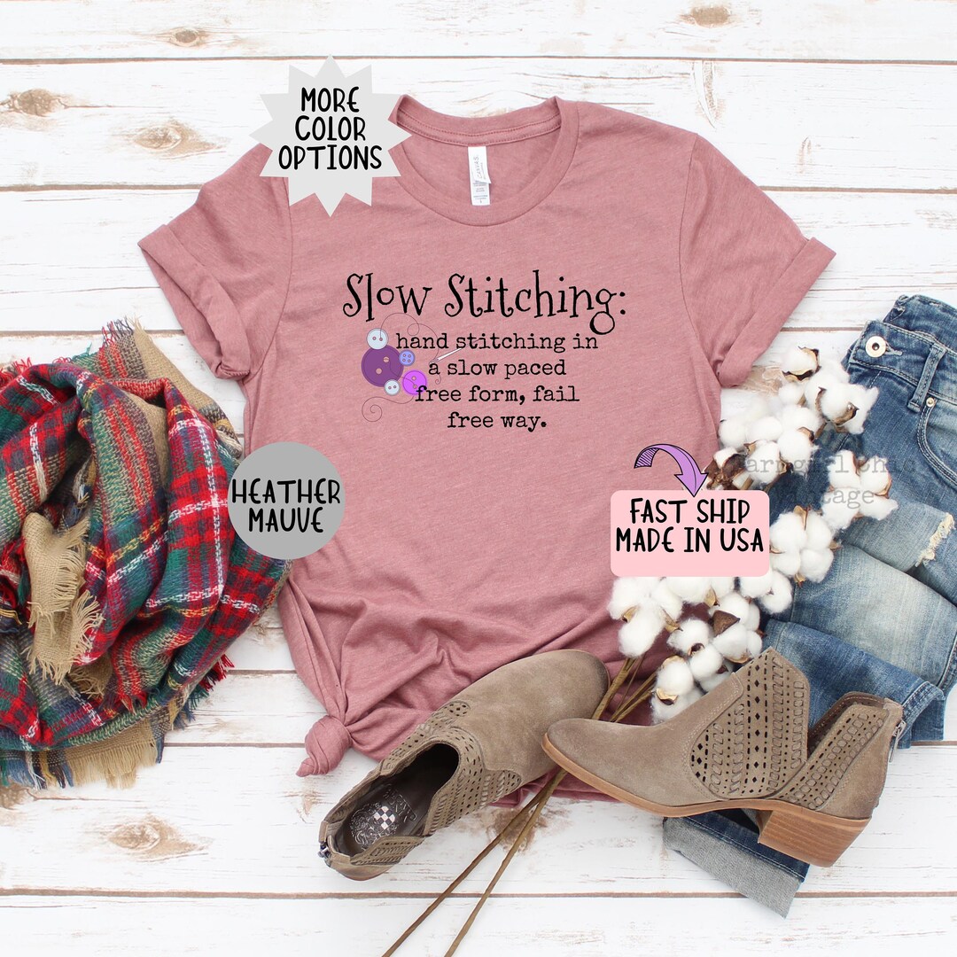 Slow Stitching Shirt-sewing T-shirt-hand Sewing Shirt-embroidery ...