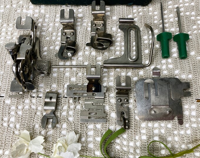 Vintage Greist Sewing Attachments-sewing Machine Parts Lot-ruffler ...