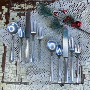 Mismatched Silverware, Vintage Mix Match Silverplate, Bulk Silverware ...