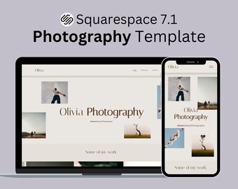 Photography Squarespace Template, Photographer Squarespace 7.1 Website ...