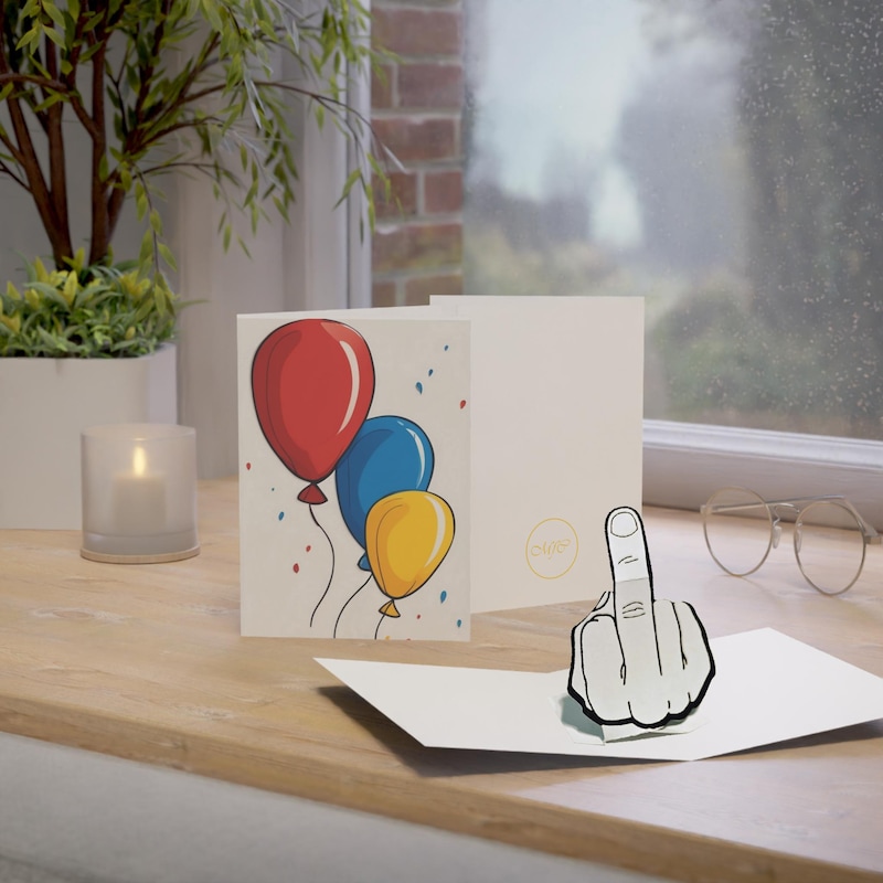 Middle Finger Balloon - Etsy UK