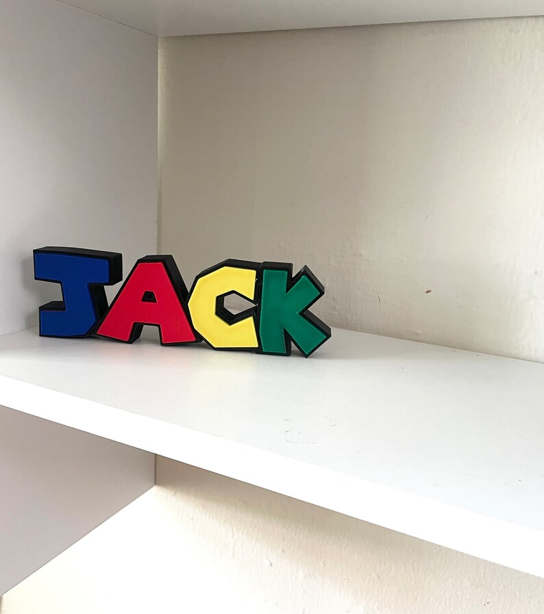 Super Mario Personalized Name Sign. Custom Desk or Wall Nameplate Sign ...