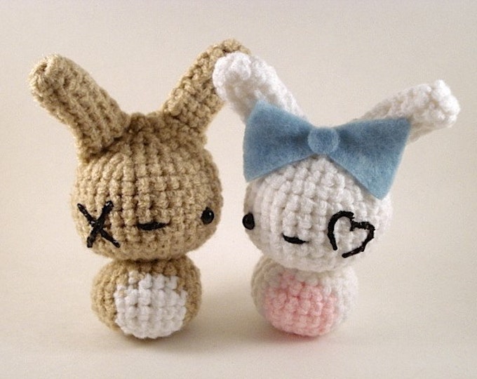 Jinx and Minx Moon Buns - Amigurumi Bunny Rabbit - Etsy