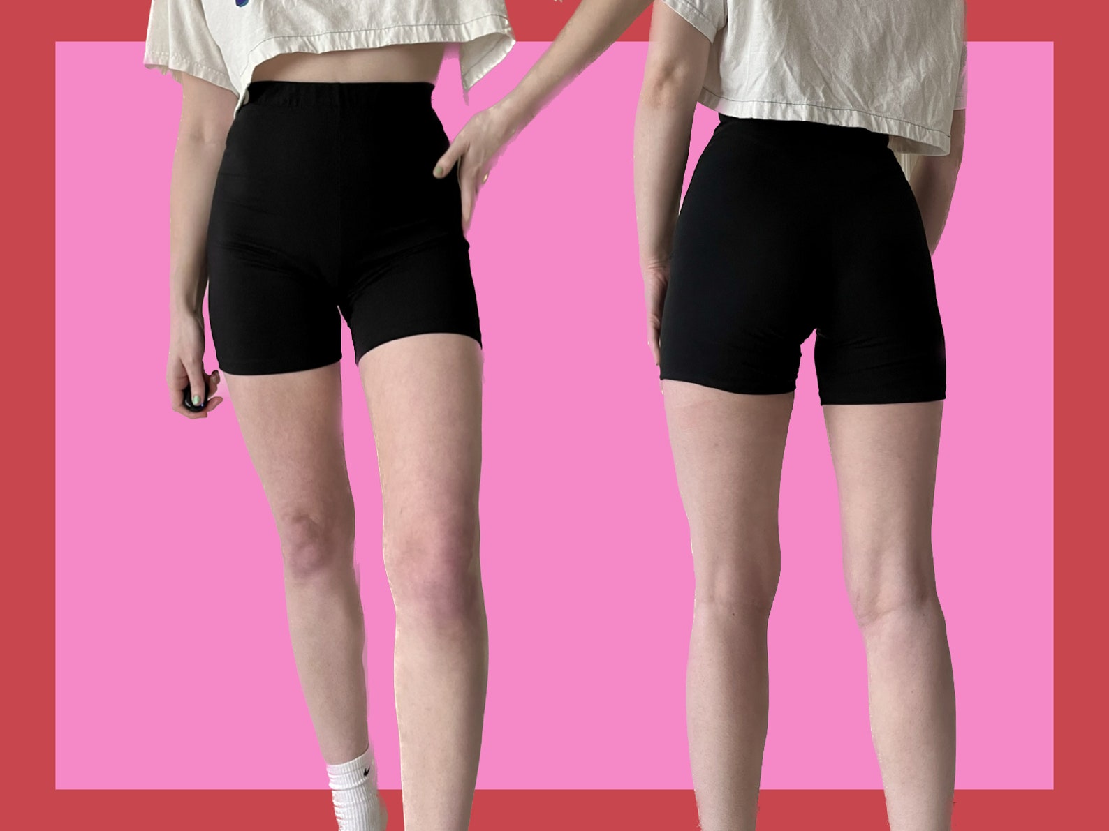 High Waisted Bike Shorts Pattern // Digital PDF Sewing Pattern // Women ...
