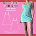 Summer Knit Micro Mini Dress Pattern / Digital PDF Sewing Pattern ...