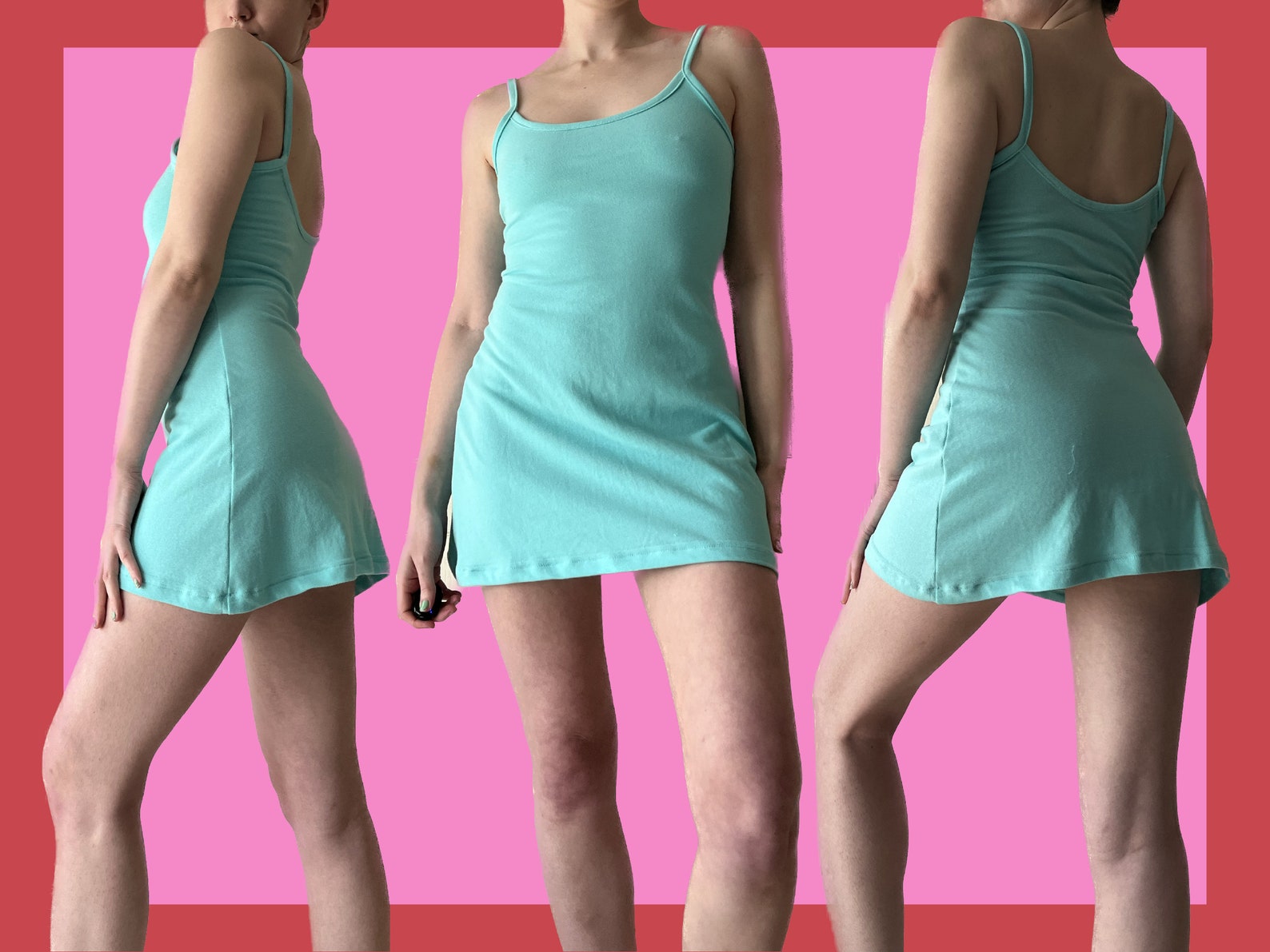 Summer Knit Micro Mini Dress Pattern / Digital PDF Sewing Pattern ...