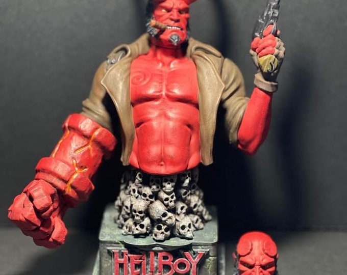 3d Printed Custom Hellboy Figure - Etsy