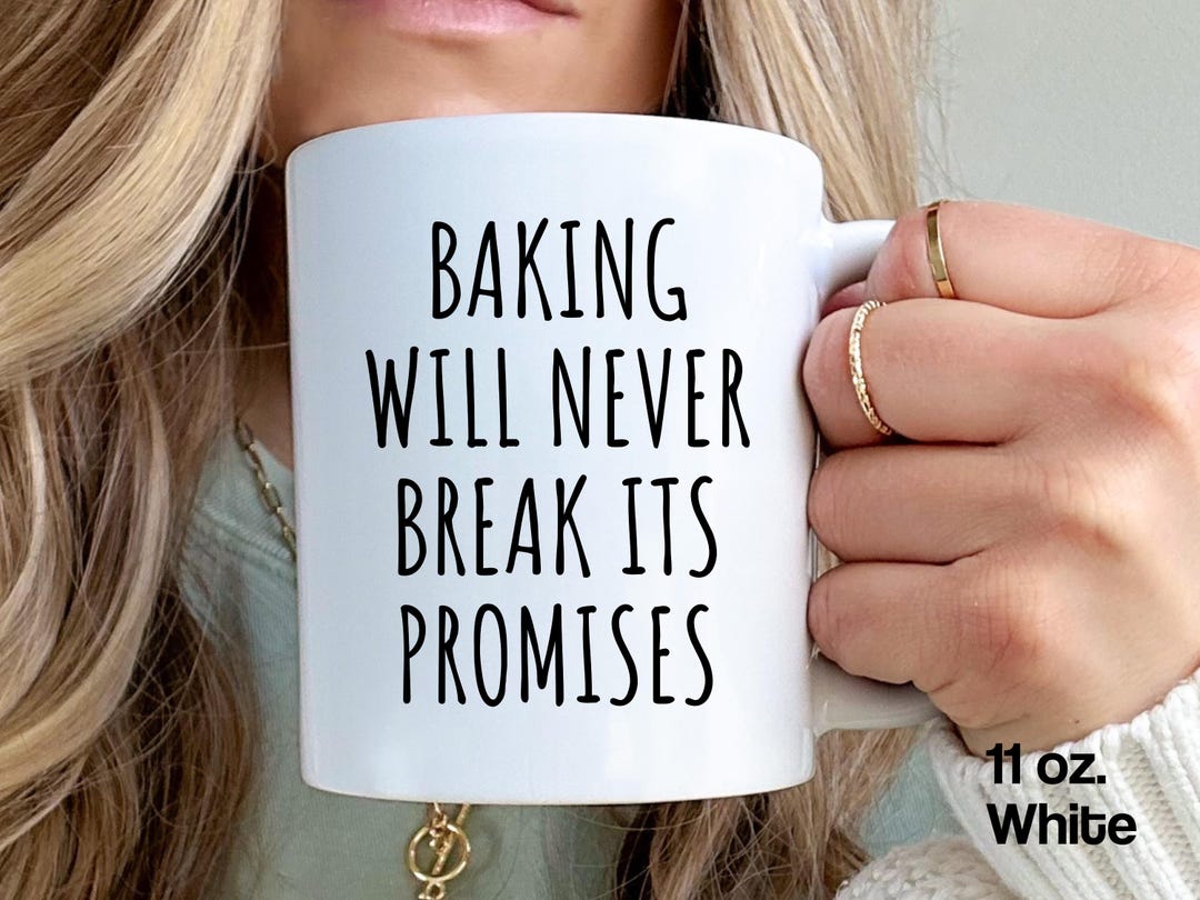 Cute Baking Mug for Bakers, Funny Bakers Gift, Ceramic Baking Mug ...